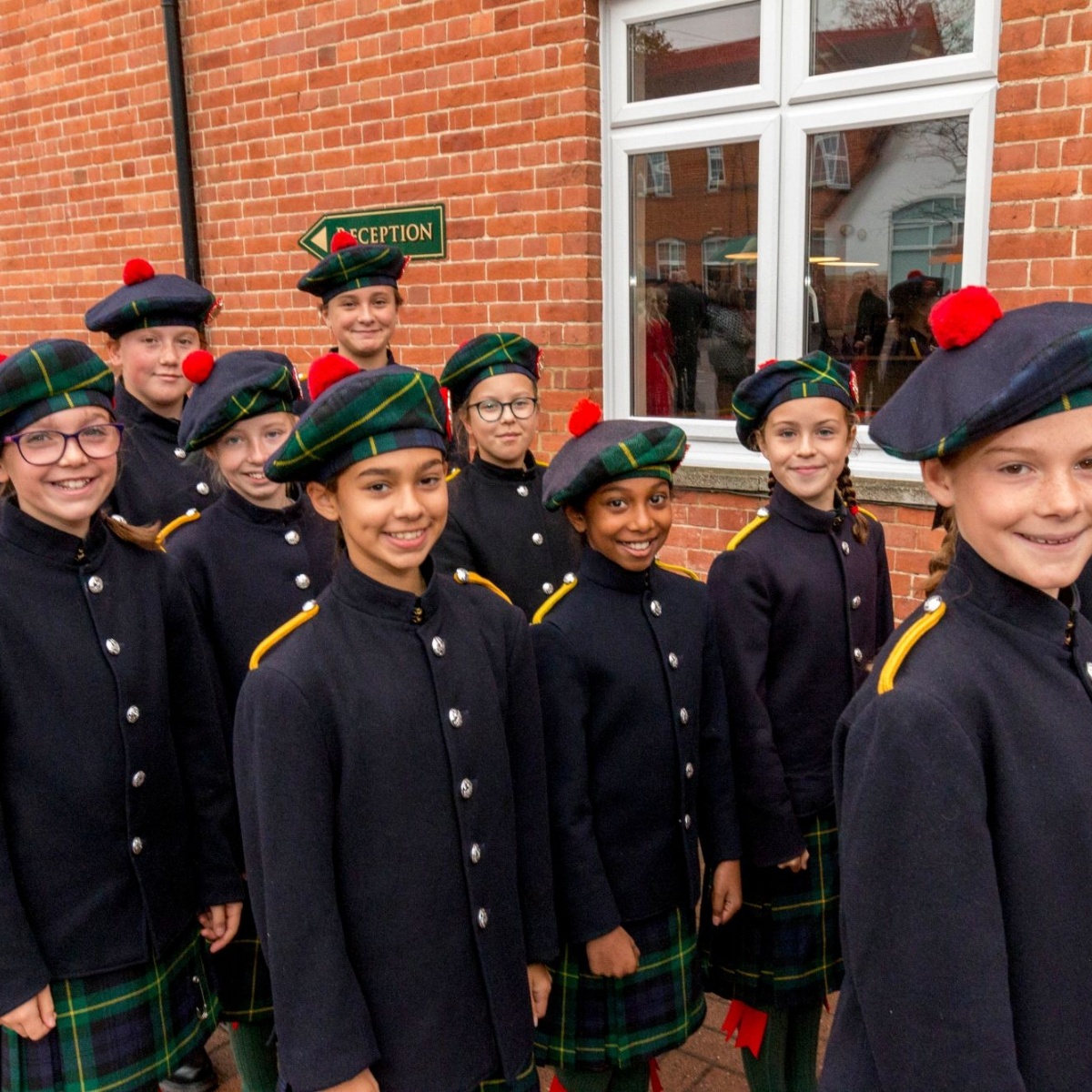 Gordon's School - on parade