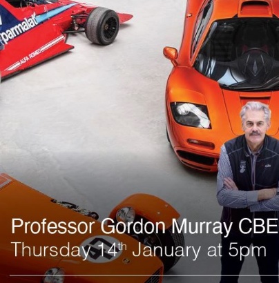 Gordon's School - In the driving seat tonight - Professor Gordon Murray