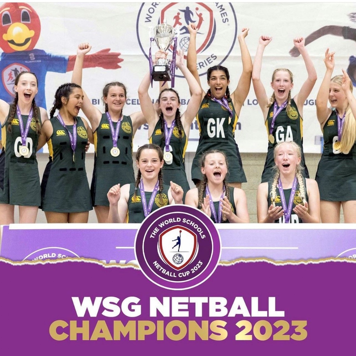 Gordon's School - WORLD SCHOOL GAMES CHAMPIONS