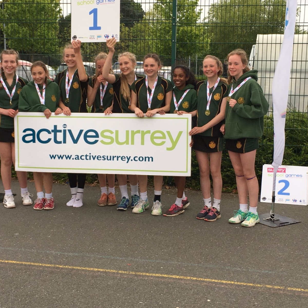 Gordon's School - U13 County Netball Finals Champs